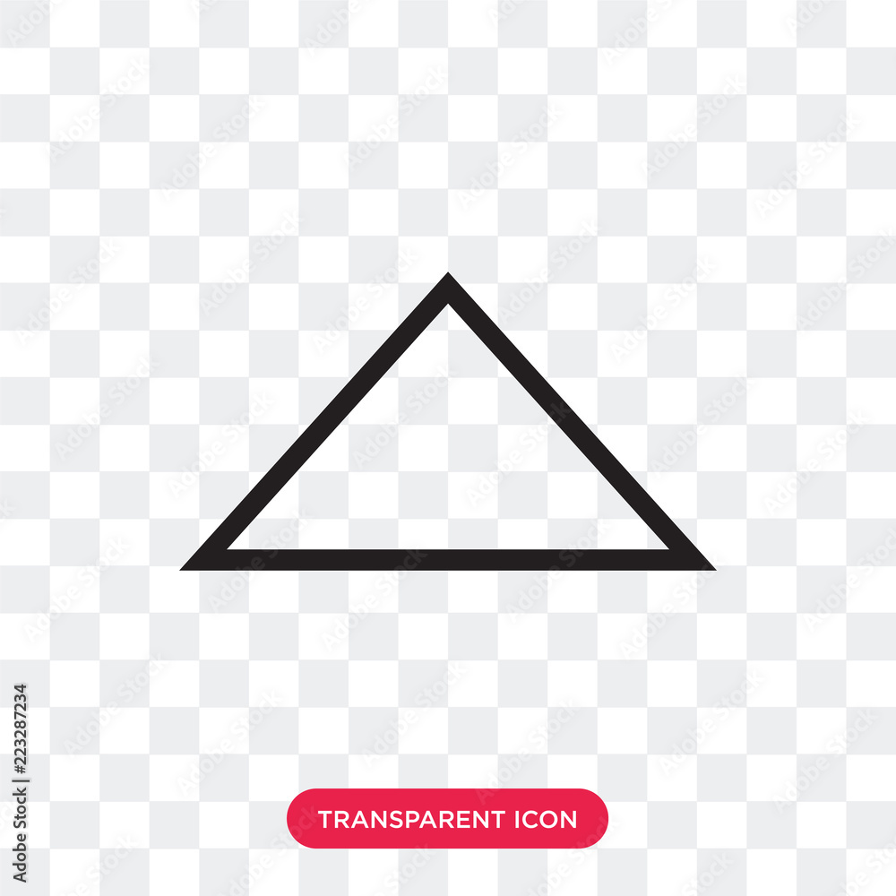 Up arrow vector icon isolated on transparent background, Up arrow logo ...