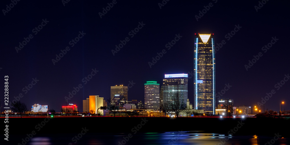 Oklahoma City Skyline At Night Host Hotel – ACCT International