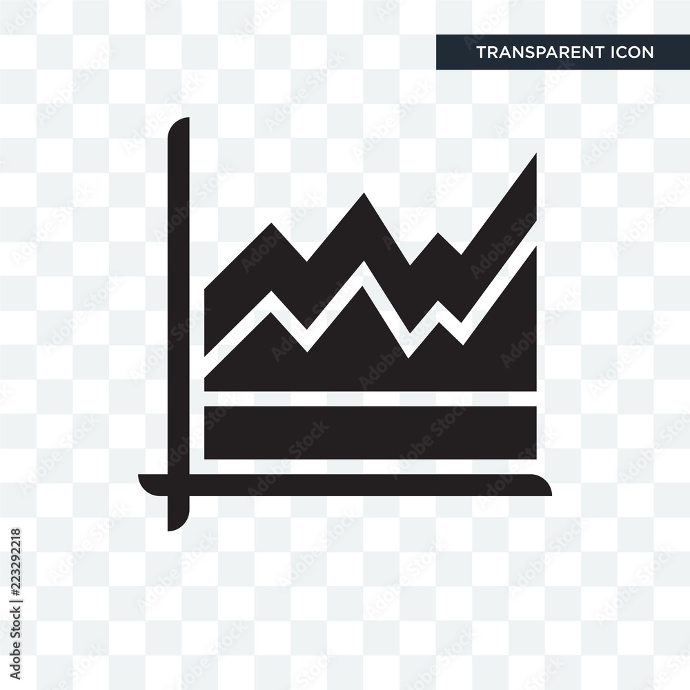 Infographic vector icon isolated on transparent background, Infographic ...