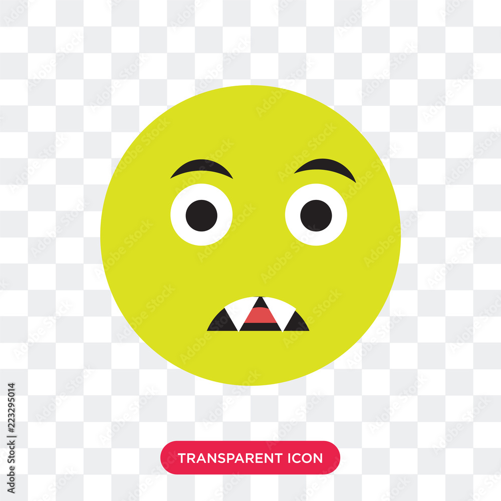 Vampire vector icon isolated on transparent background, Vampire logo ...