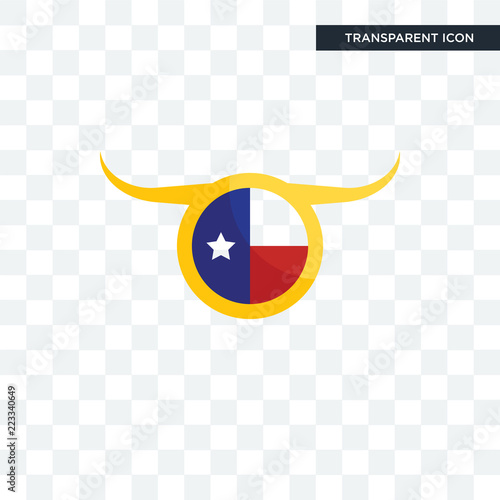 texas flag vector icon isolated on transparent background, texas flag ...