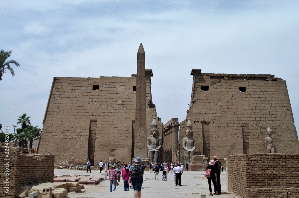 Temple of Karnak in Luxor, Egypt.Luxor is an Egyptian city,the place ...