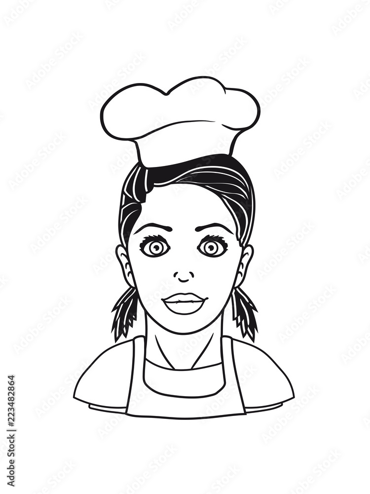 chef koch köchin backen grillen bbq schürze kochschürze lecker hunger ...