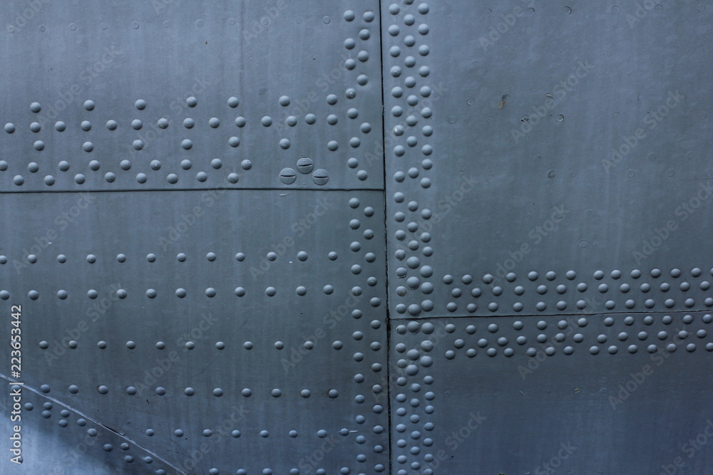 Aircraft skin texture. Surface of the aircraft fuselage. Stock Photo ...