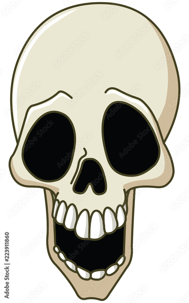 laughing skull Stock Vector | Adobe Stock