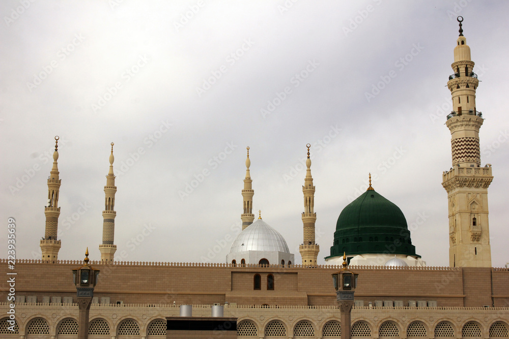 Holy place Madina & Saudia Mosque Stock Photo | Adobe Stock