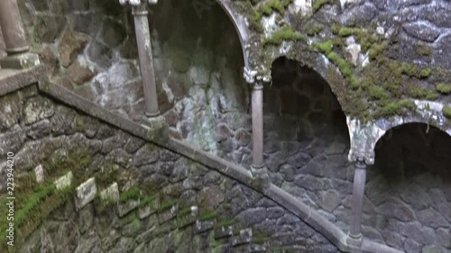 The Initiation Wells (Inverted tower) in Quinta da Regaleira estate ...