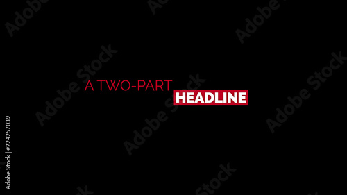 Two-Part Title. Buy this stock template and explore similar templates ...