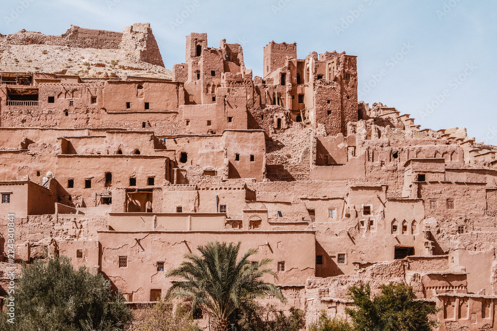 Aït Benhaddou, an ancient village in the Sahara Desert where all the ...