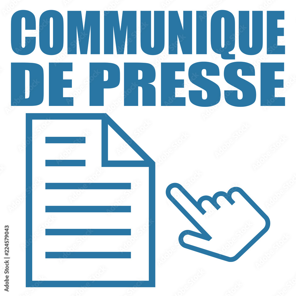 Logo communiqué de presse. Stock Vector | Adobe Stock