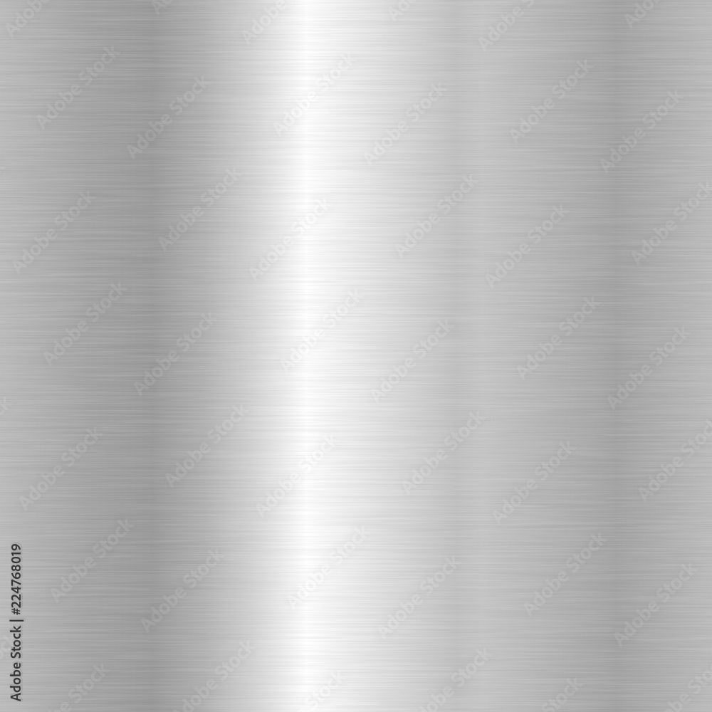 Seamless brushed metal texture. Vector steel background with scratches ...