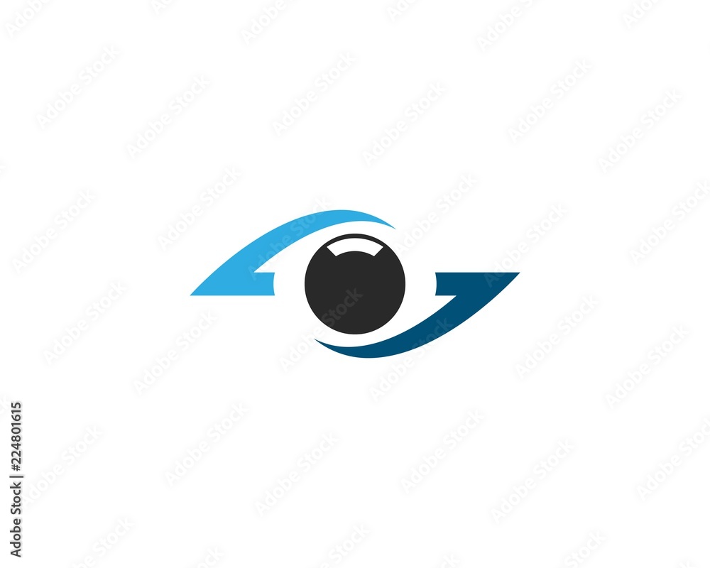 Eye logo vector design Stock Vector | Adobe Stock