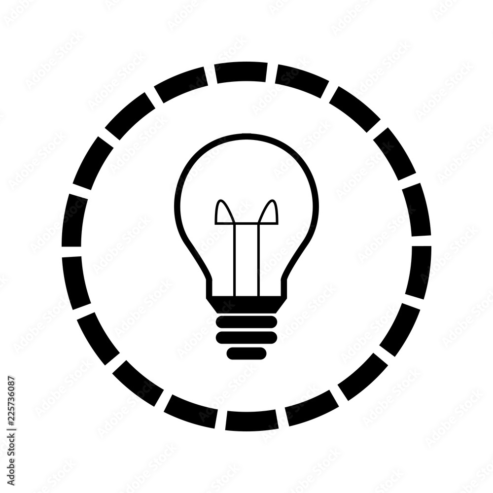 Glühbine Kreis Rund Strahlen - Icon, Symbol, Piktogramm, grafisches ...