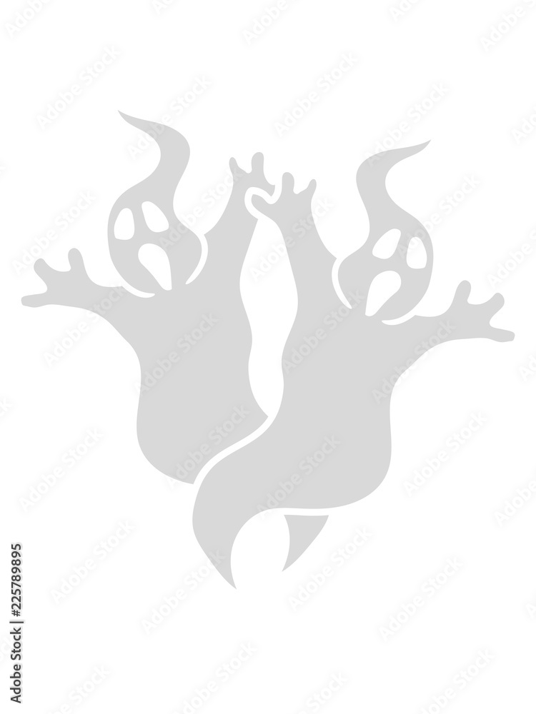 design cool 2 freunde team paar geister party crew geist spuken horror ...