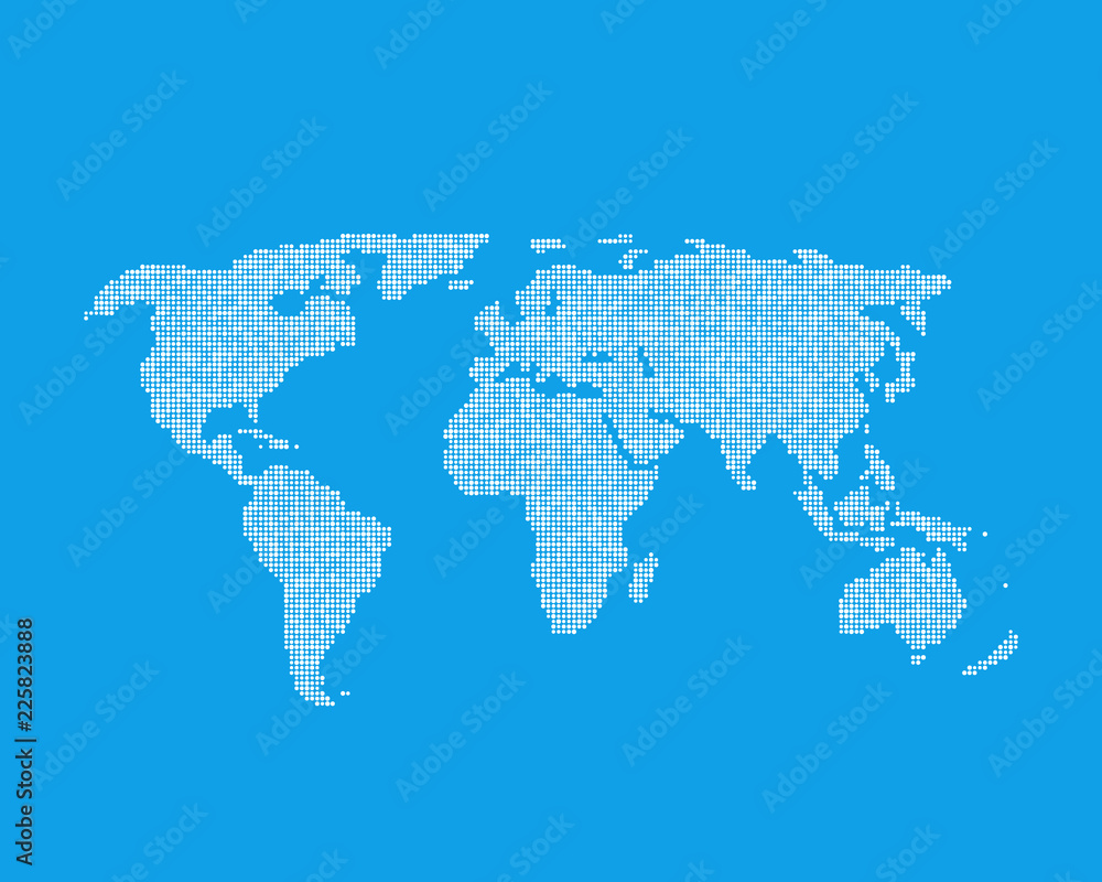 white global world map like infographic element Stock Vector | Adobe Stock