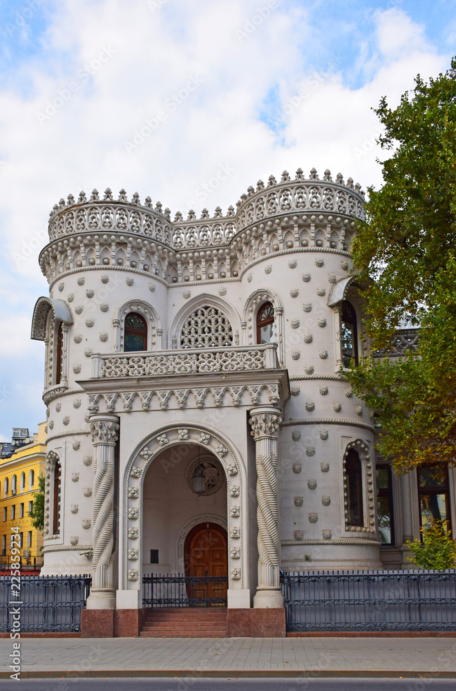 A house in the center of Moscow, built in 1895-1899 by architect Victor ...