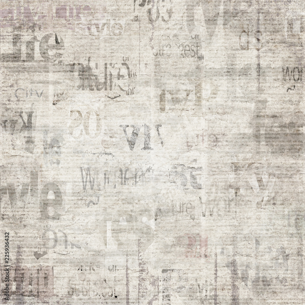 Old vintage grunge newspaper paper texture background Stock Photo ...