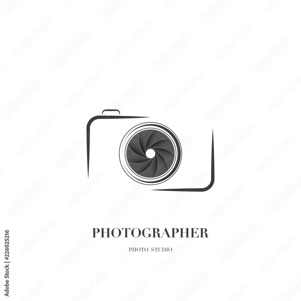camera vector for logo
