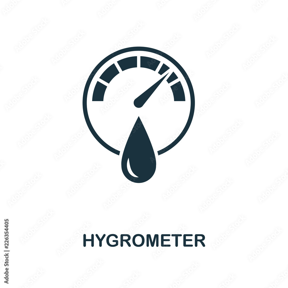 Hygrometer Icon Monochrome Style Design From Measurement Icon Collection Ui And Ux Pixel