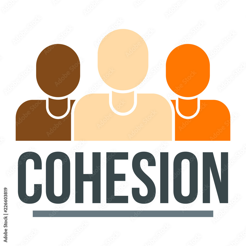 Team work logo. Flat illustration of team work vector logo for web ...