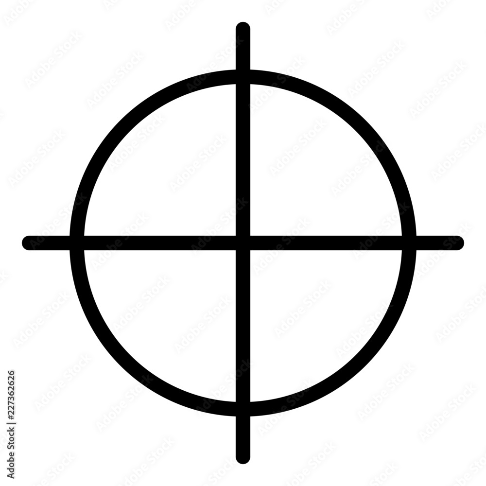 Computer Draw Target Marker Architecture Architect vector icon Stock ...