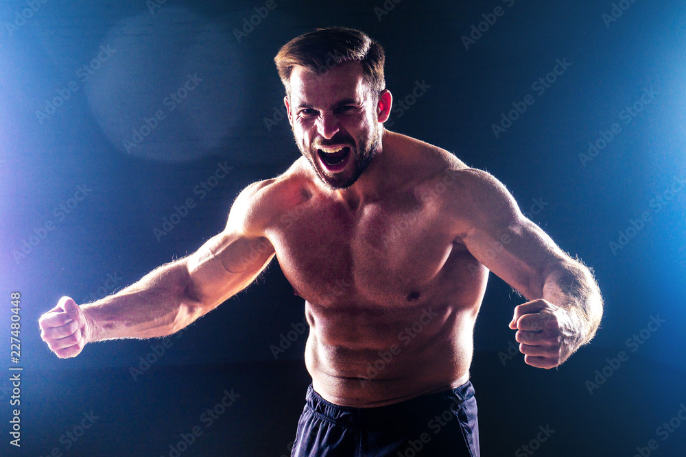 Muscular fitness man antique statue perfect muscles six pack abs and ...