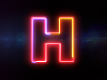 Illuminated Letter H Free Stock Photo - Public Domain Pictures