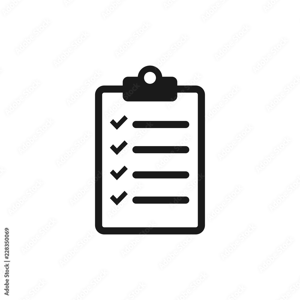 checklist icon. checklist checkboard icon vector Stock Vector | Adobe Stock