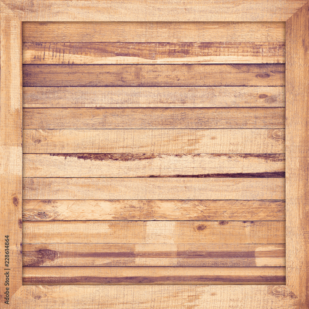 Wooden wall texture, wood frame background Stock Photo | Adobe Stock