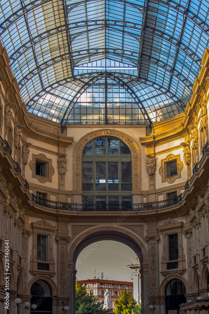 Part of the Passage, which connects two of Milan's most important sights - the Milan Cathedral ...