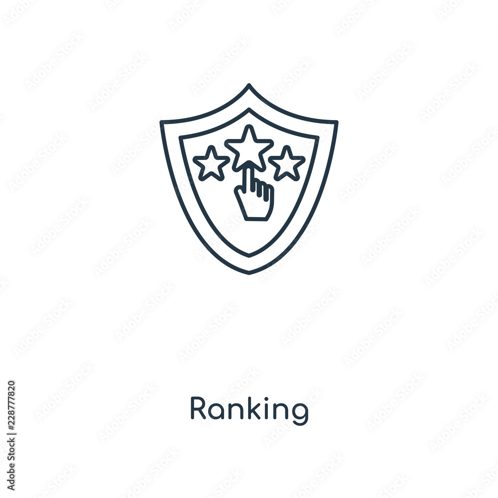 ranking icon vector Stock Vector | Adobe Stock