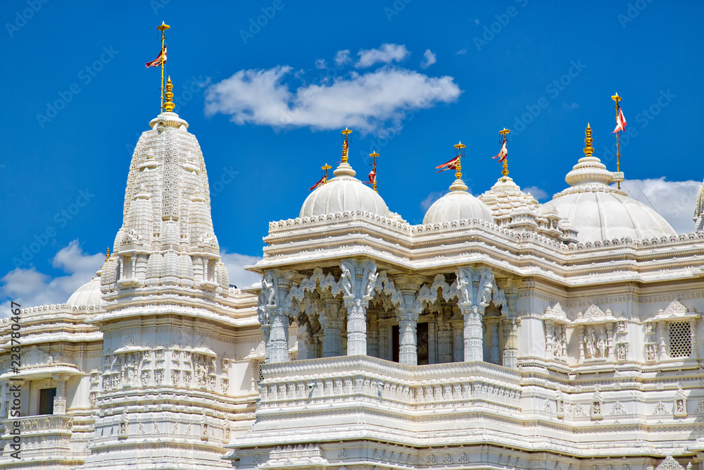 BAPS Shri Swaminarayan Mandir Hindu Temple in Toronto Stock Photo ...