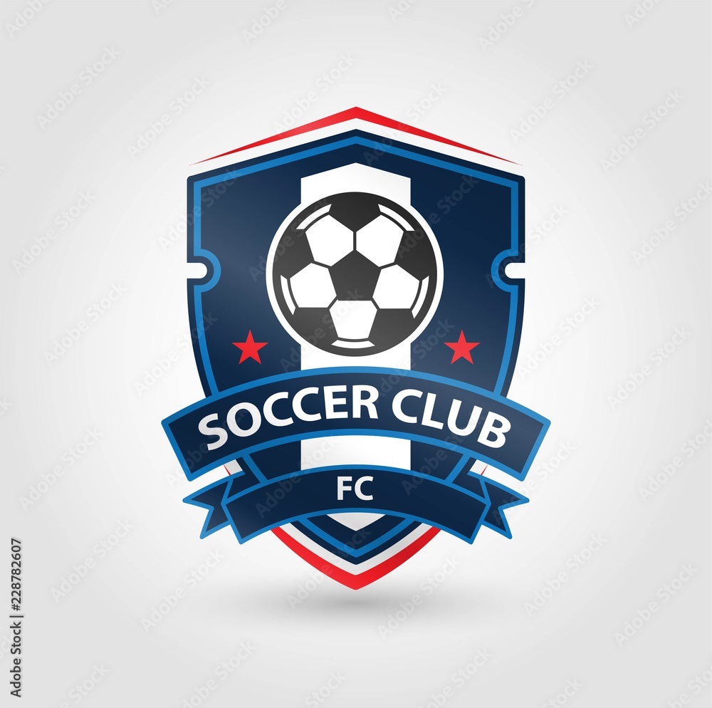 Soccer Football Badge Logo Design Templates | Sport Team Identity ...