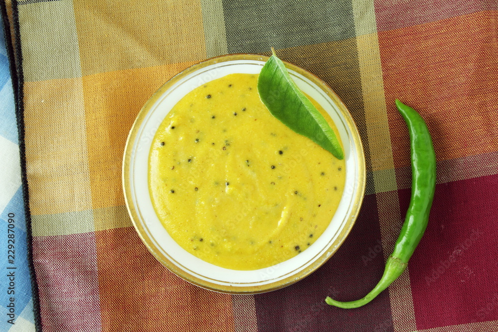 traditional indian gujrati snack food recipe chutney for serve with ...