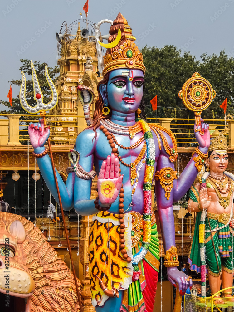 Architecture of Ayyappa Swamy Temple in Dwarapudi, India. Stock Photo ...
