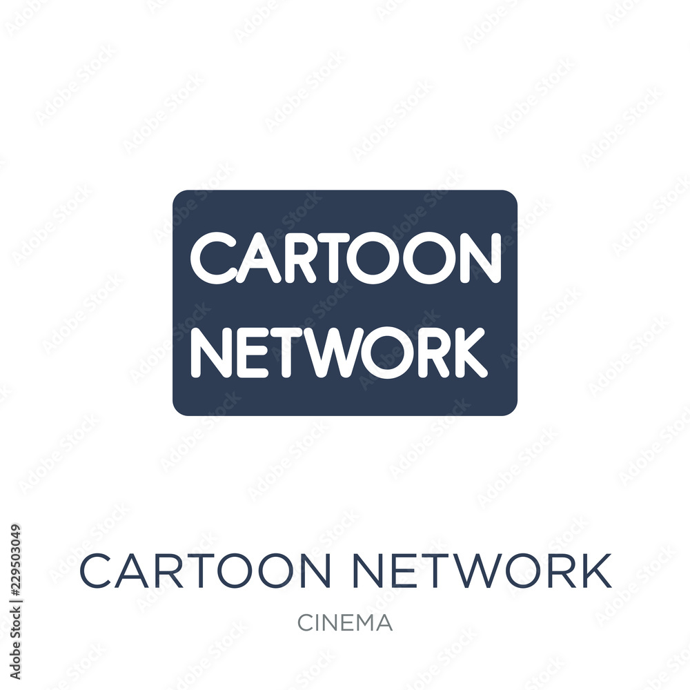 Cartoon network icon. Trendy flat vector Cartoon network icon on white ...