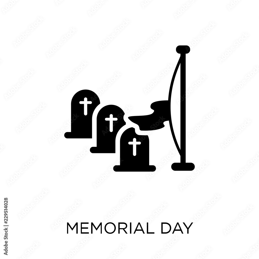 Memorial Day icon. Memorial Day symbol design from United states of ...