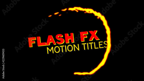 Flash FX Motion Titles Stock Template | Adobe Stock