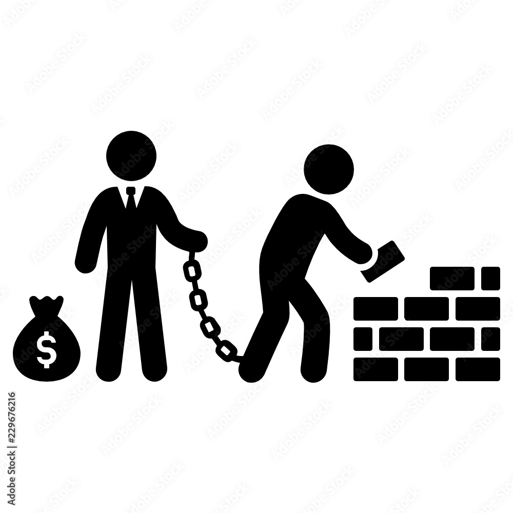 Slavery Vector Icon Stock Vector | Adobe Stock