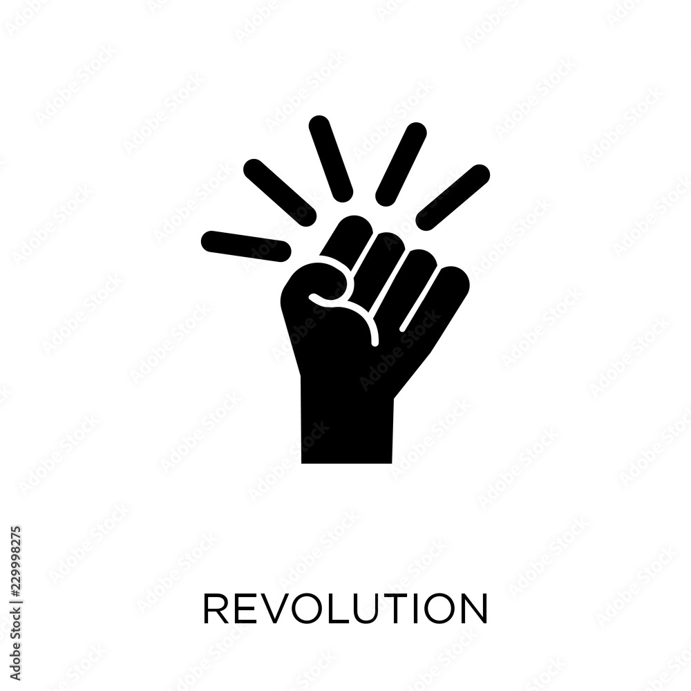 Revolution icon. Revolution symbol design from Army collection. Simple ...