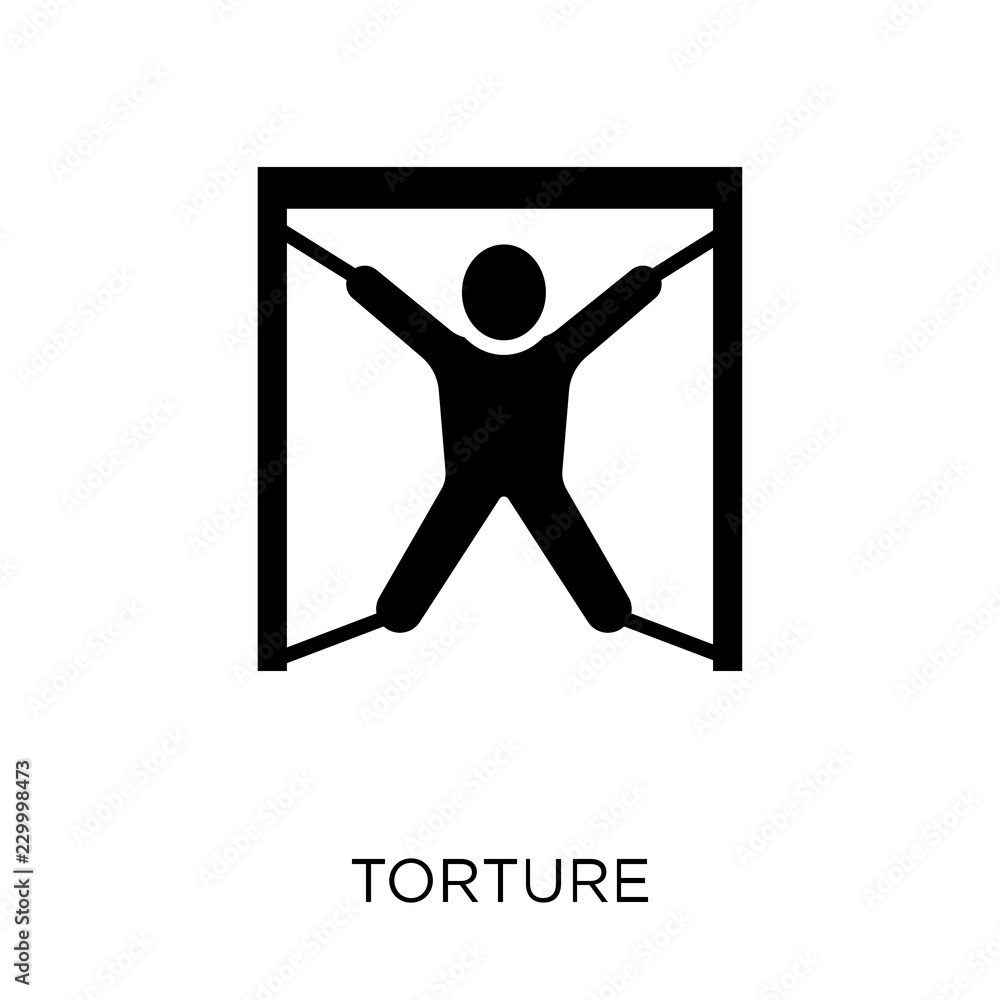 torture icon. torture symbol design from Army collection. Simple ...