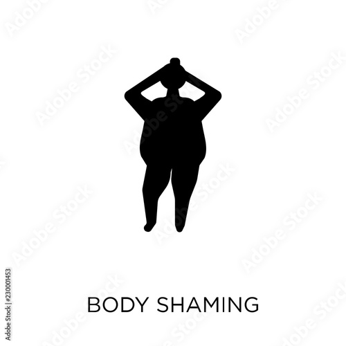 body shaming icon. body shaming symbol design from Hygiene collection ...