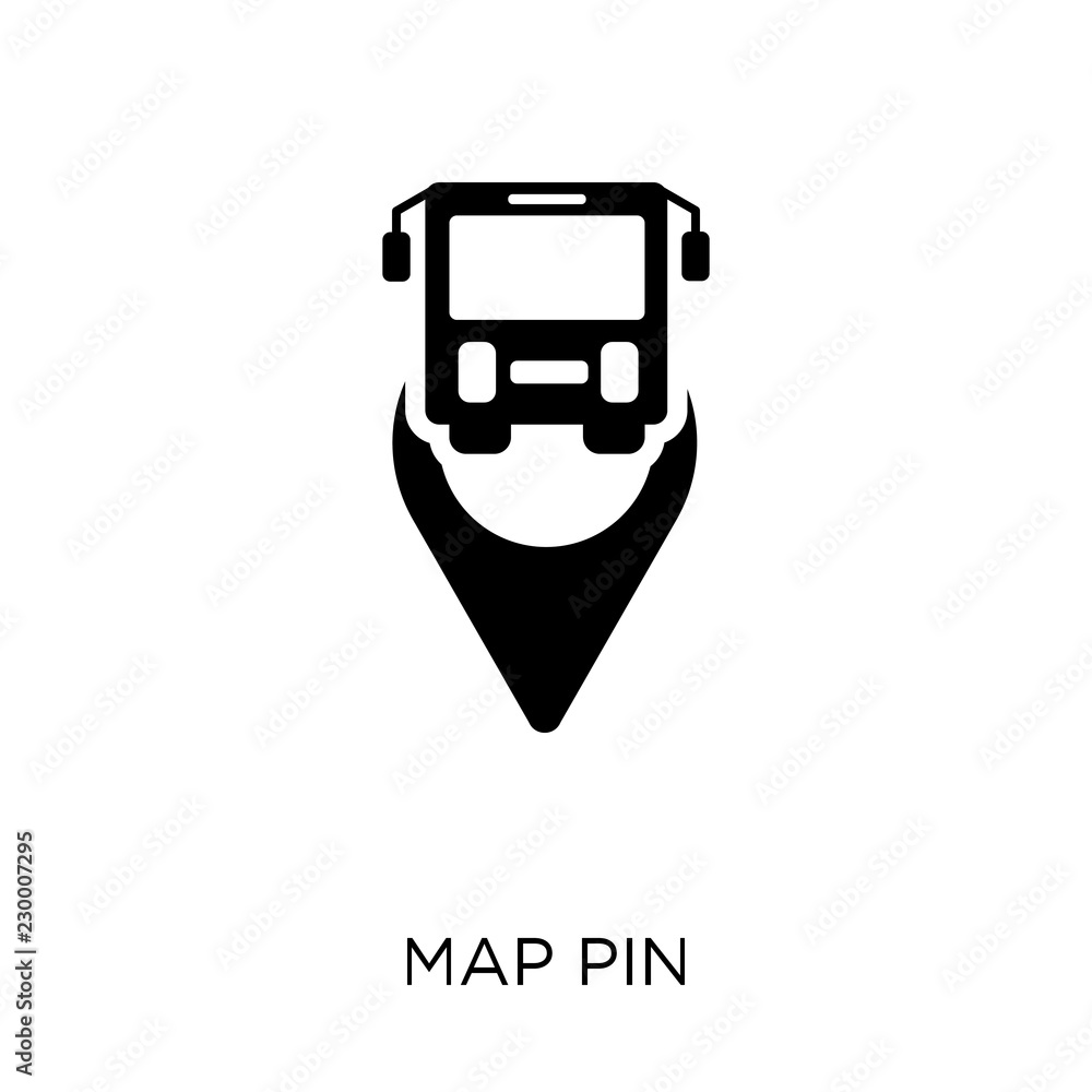 Map Pin icon. Map Pin symbol design from Maps and locations collection ...