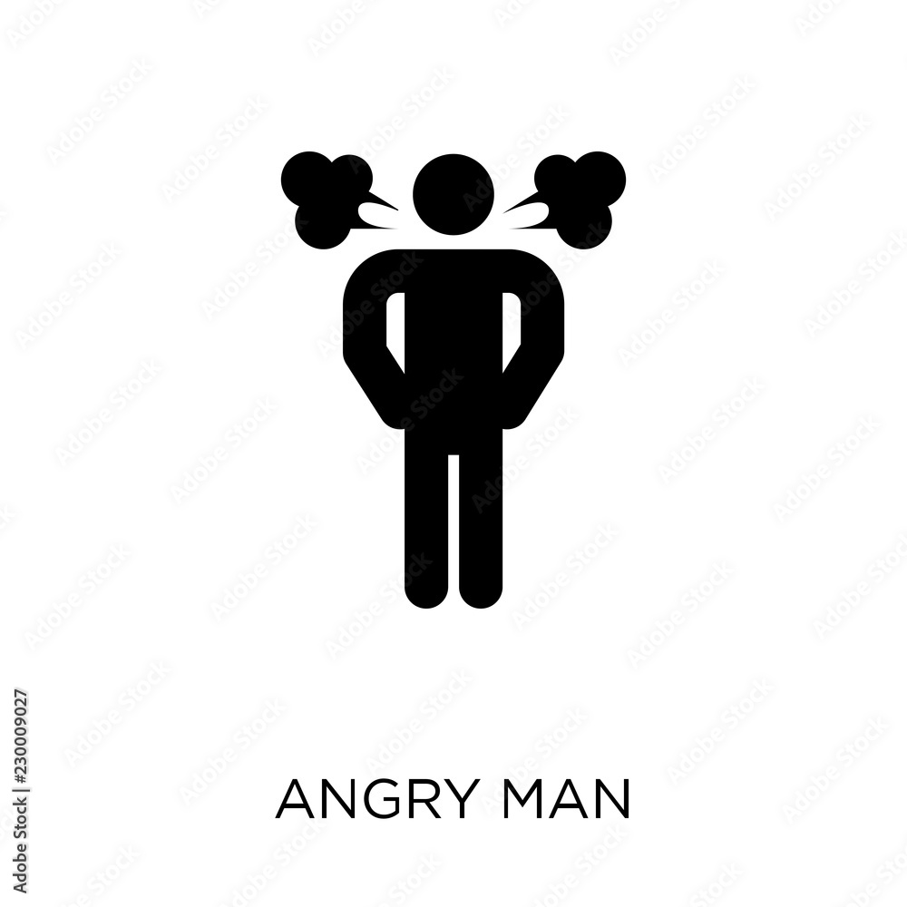 Angry Man Icon