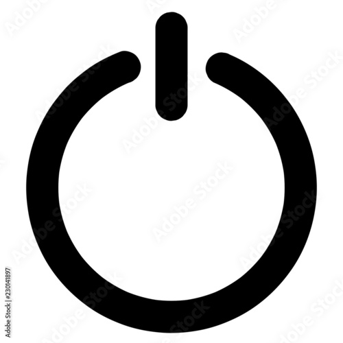 An Aus Knopf – Stock-Vektorgrafik | Adobe Stock