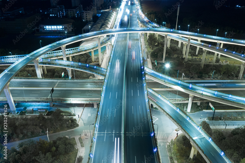 Highway transportation system highway interchange at mopac Expressway ...