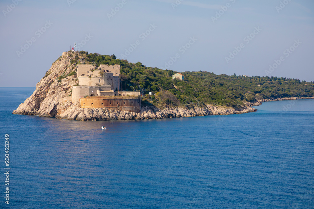Rt Ostra Light is point extremity of a narrow and rocky peninsula ...