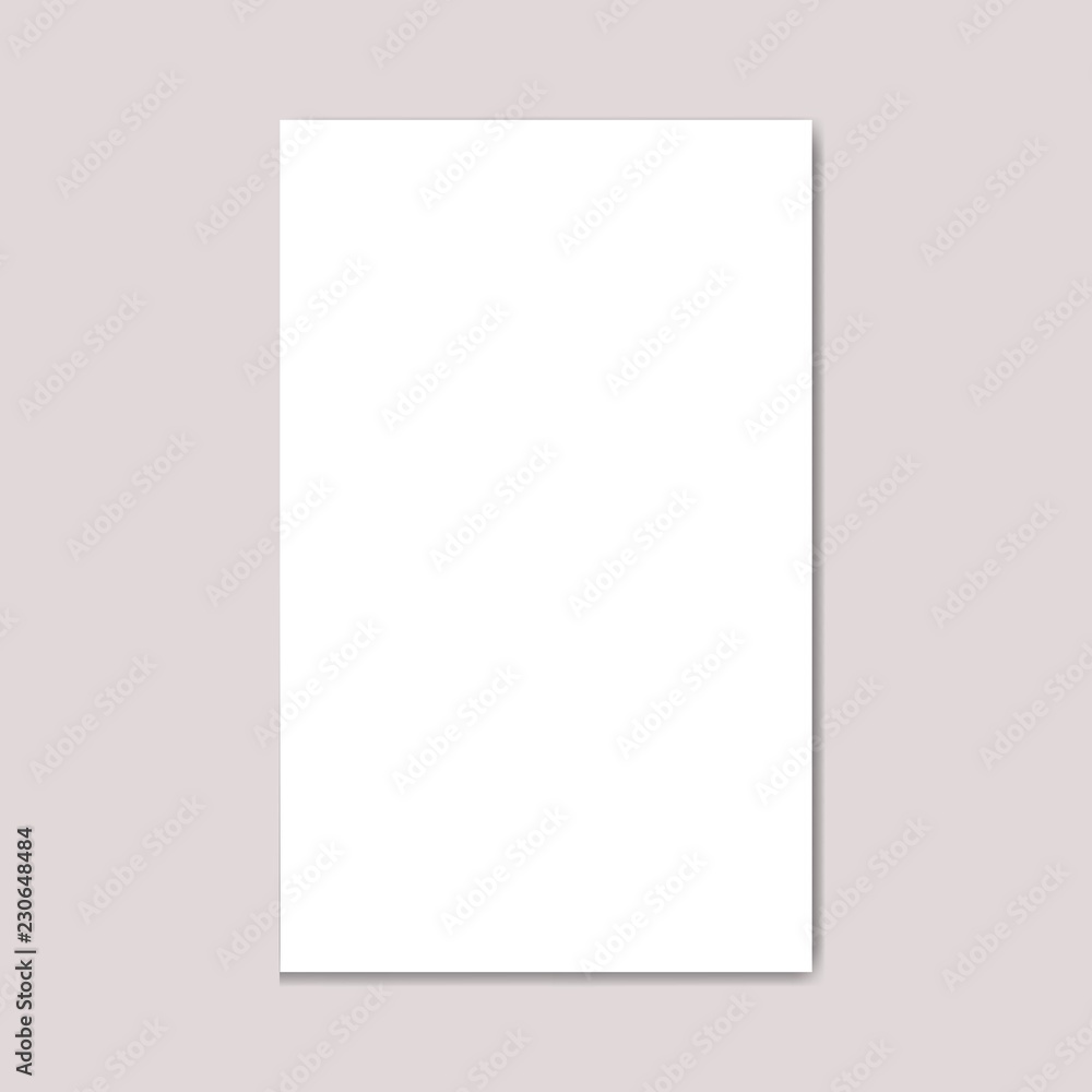 white landscape paper Template.Blank landscape US-Letter format ...