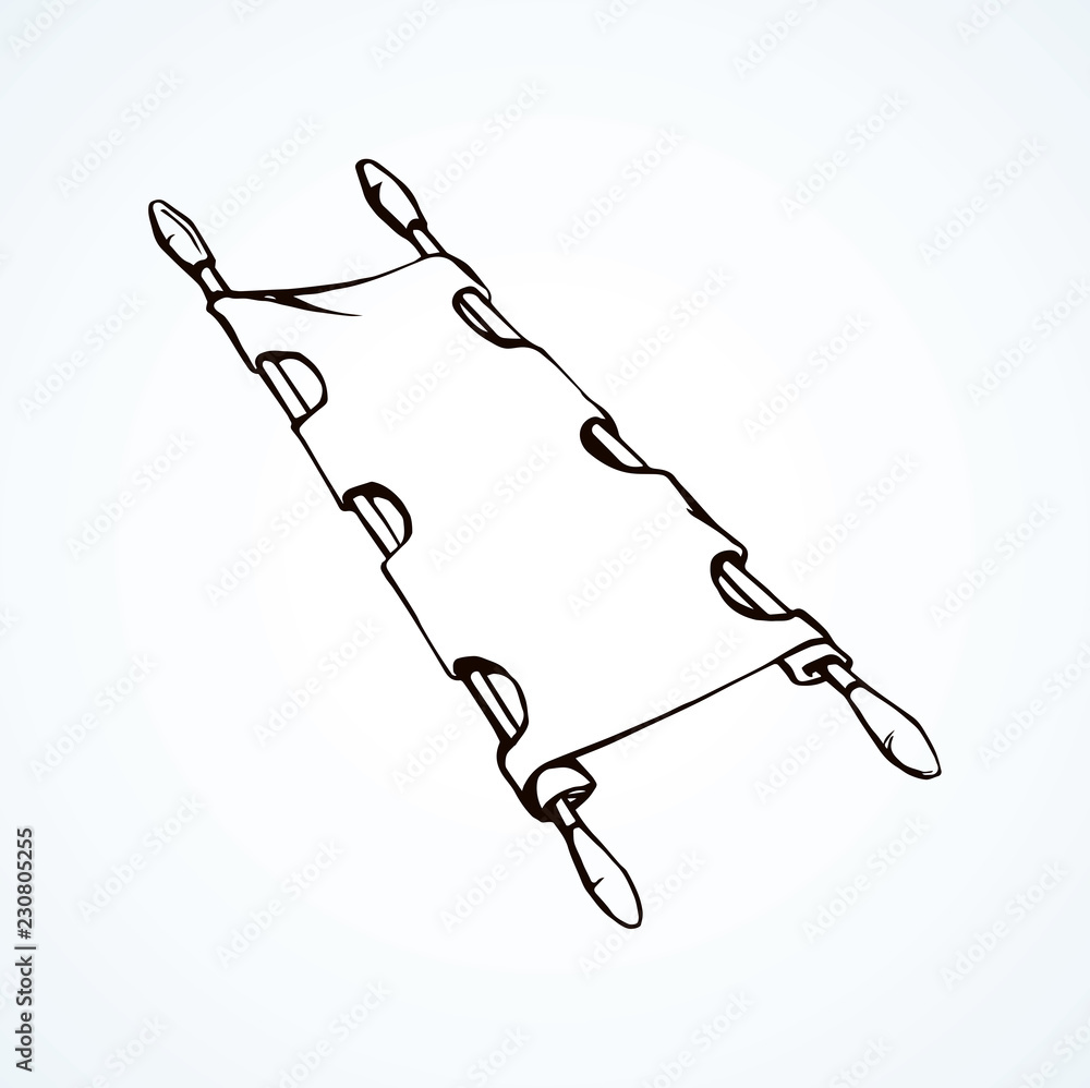 Stretcher. Vector drawing Stock Vector | Adobe Stock