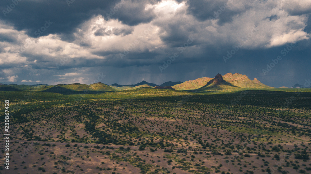 desert landscape aerial Stock Photo | Adobe Stock